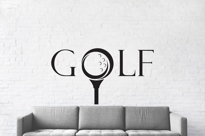 Golf Wall Decal Golf Decals Golf Quotes Decals Sport Wall | Etsy