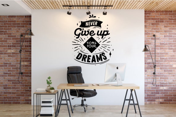 Office Decor Office Wall Art Home Office Stickers Office Wall | Etsy