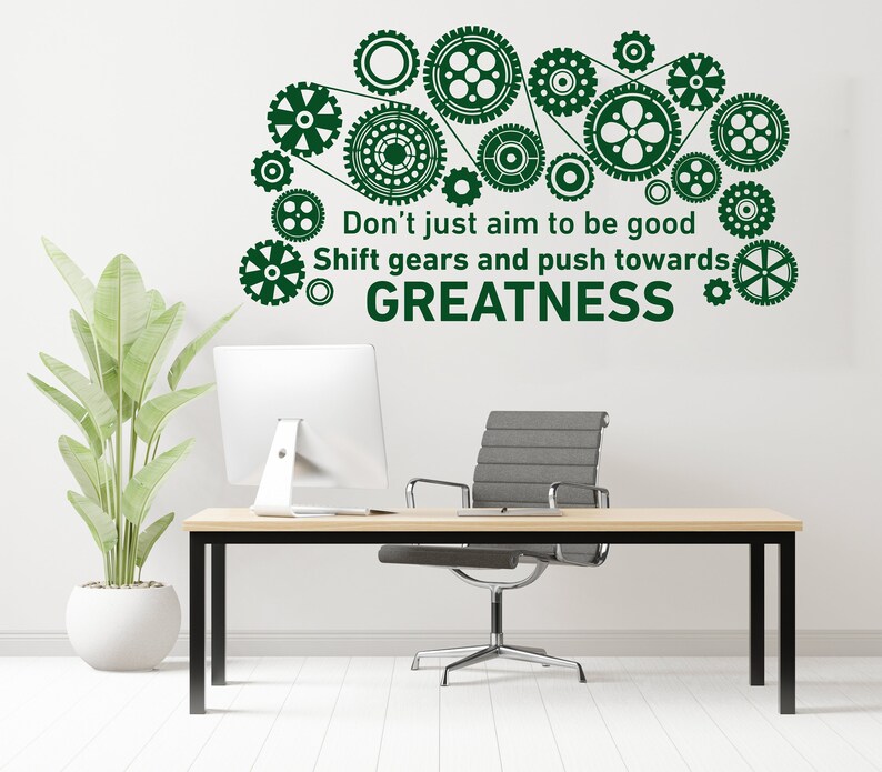Office Wall Decal Business Creative Office Wall Decor Office - Etsy