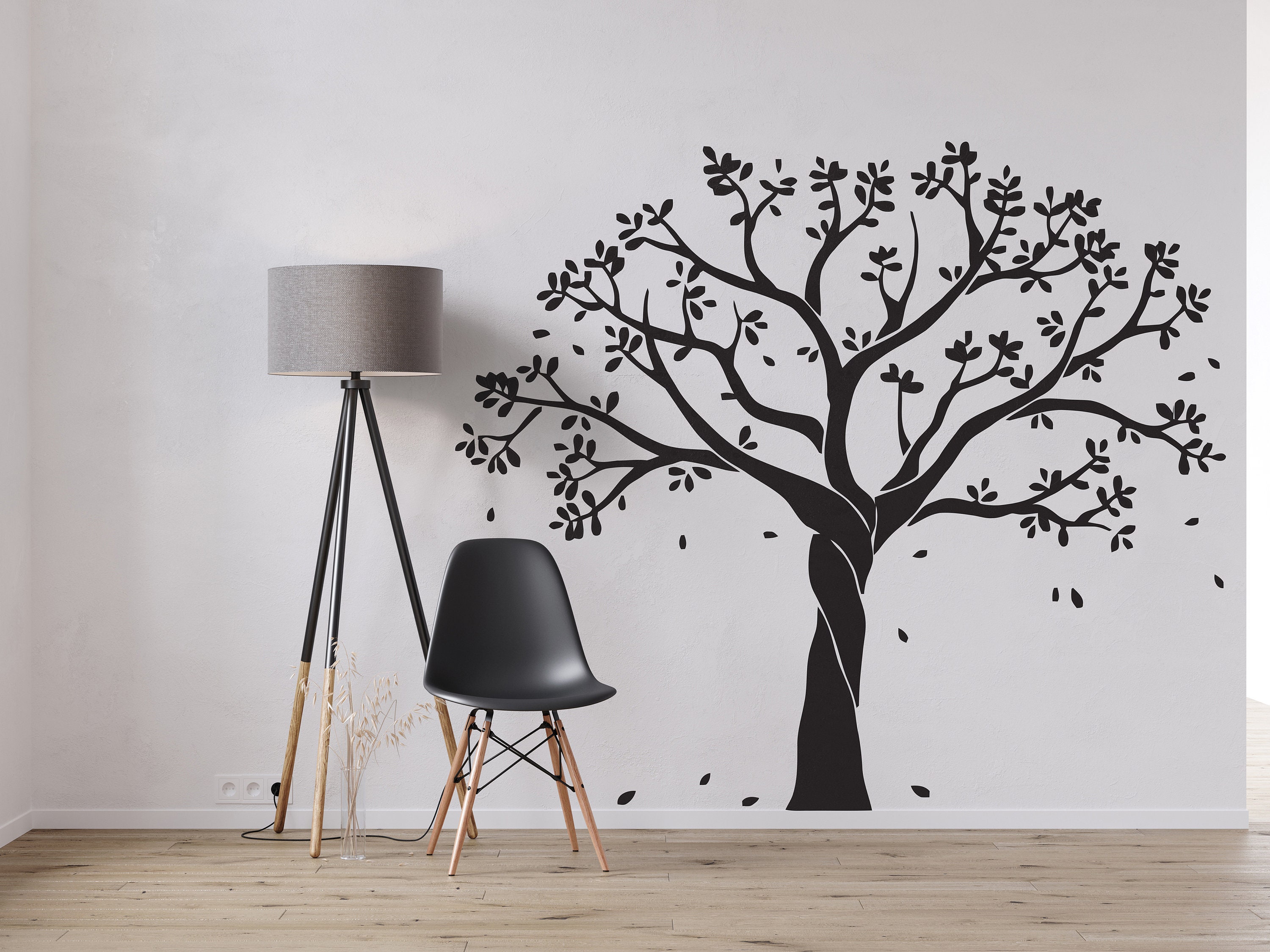 Tree Wall Decal Sticker Bedroom Tree of Life Roots Birds - Etsy