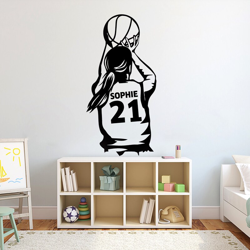 Basketball Decal - Etsy