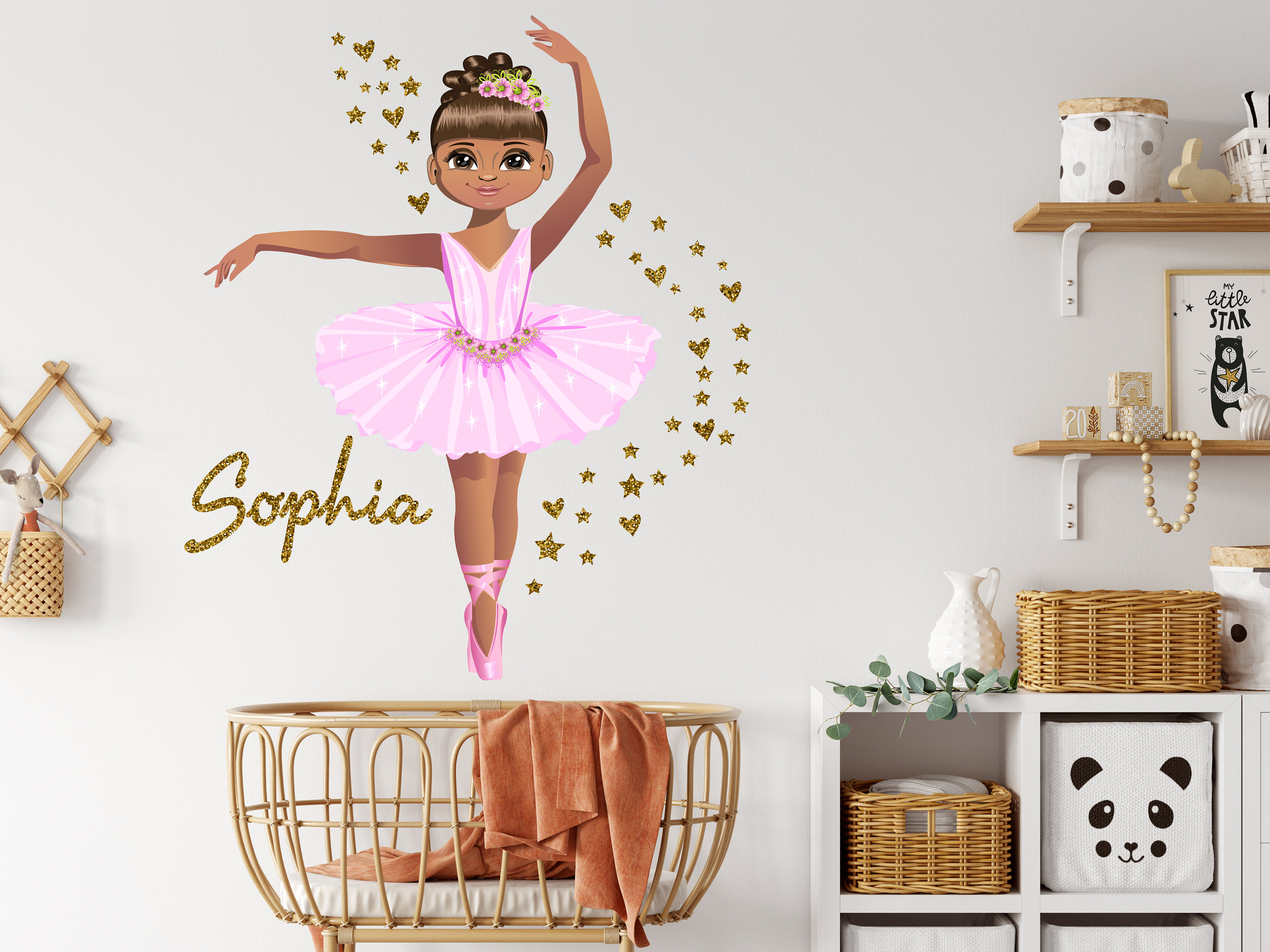 Ballerina Wall Decal Dance Wall Decor Personalized Decal | Etsy