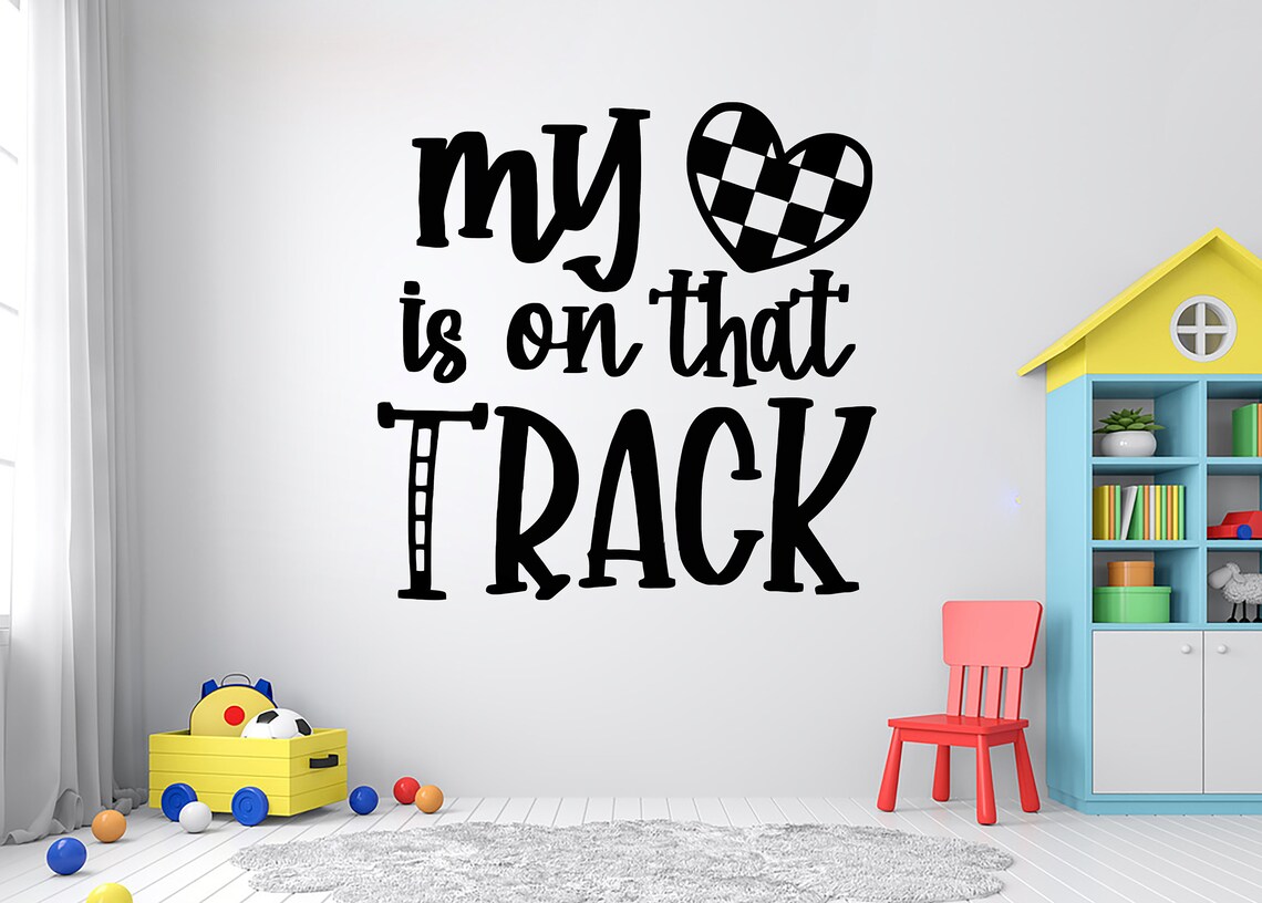 Tire Marks Wall Decor Race Track Wall Decal Racing Road Tire - Etsy