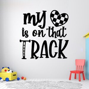 Tire Marks Wall Decor Race Track Wall Decal Racing Road Tire Track ...