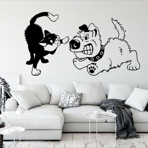 Funny Pet Wall Decor, Dog Custom, Cat Decal, Pet Shop, Grooming Salon ...