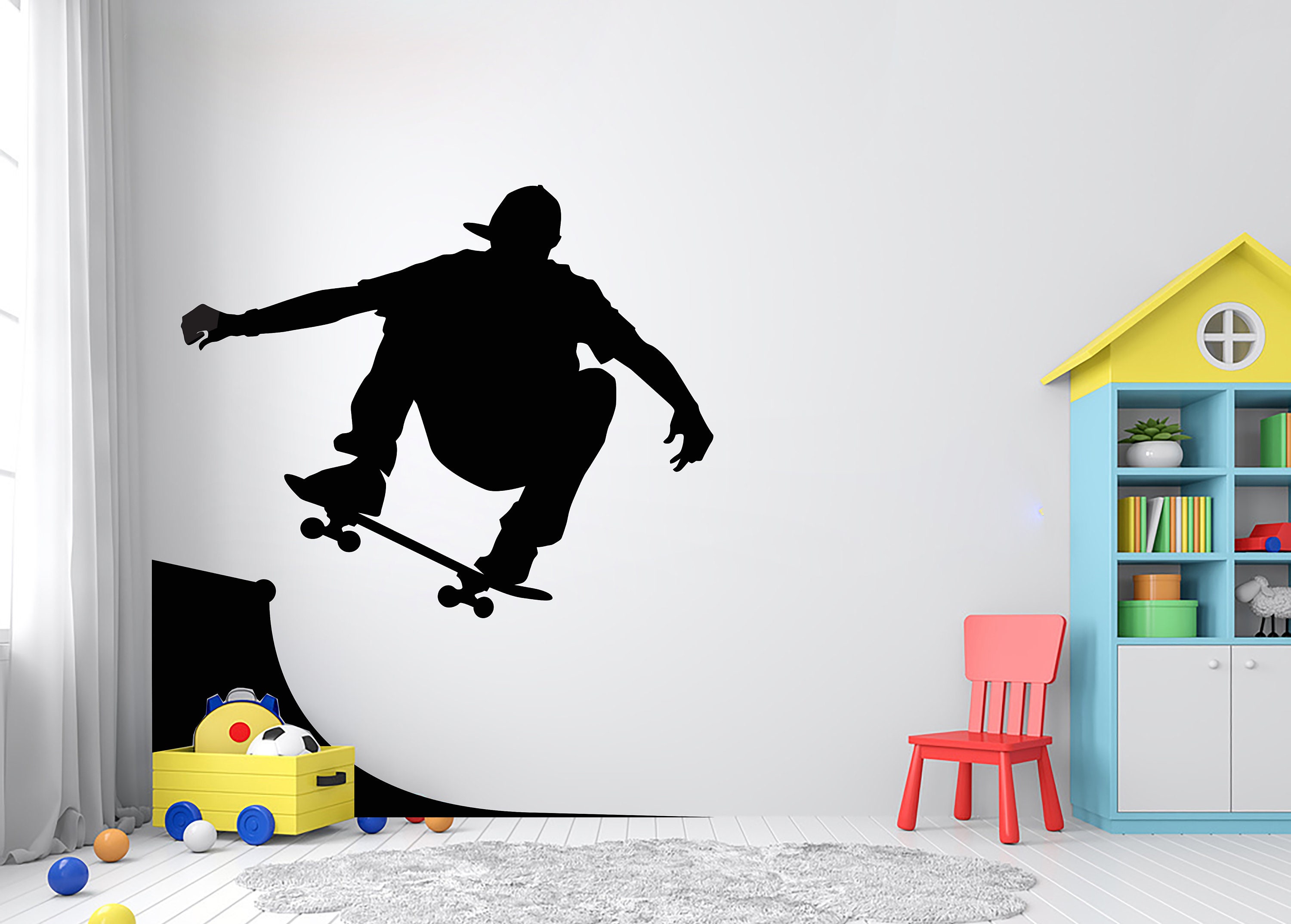 Skateboard Wall Decals Skateboard Wall Art Set Unboxing & Review