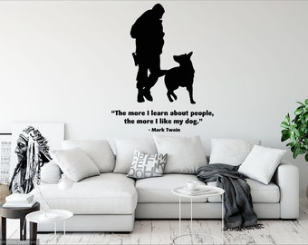 Dog Quote Wall Decal - Etsy