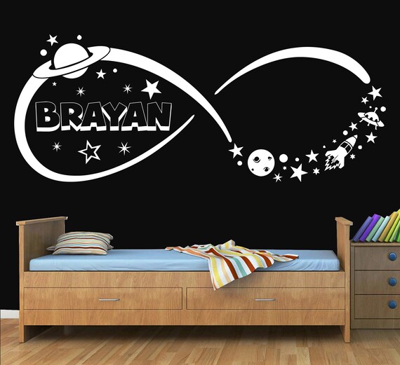 Space Wall Decor Custom Outer Space Stars Decals Girl Boy | Etsy