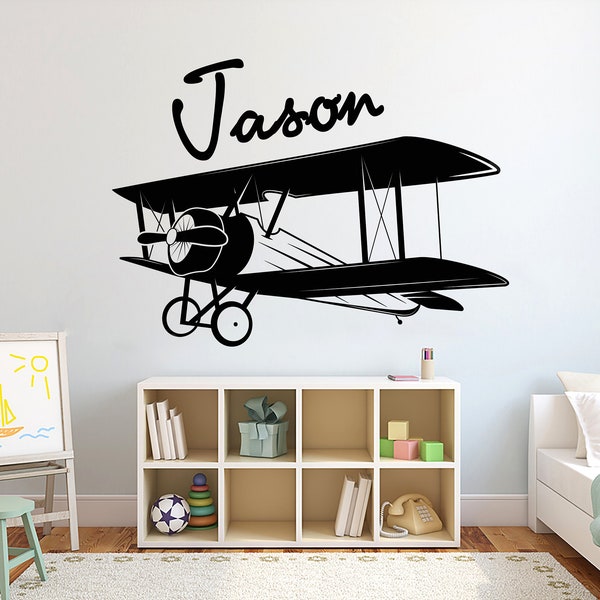 Biplane Decals - Etsy