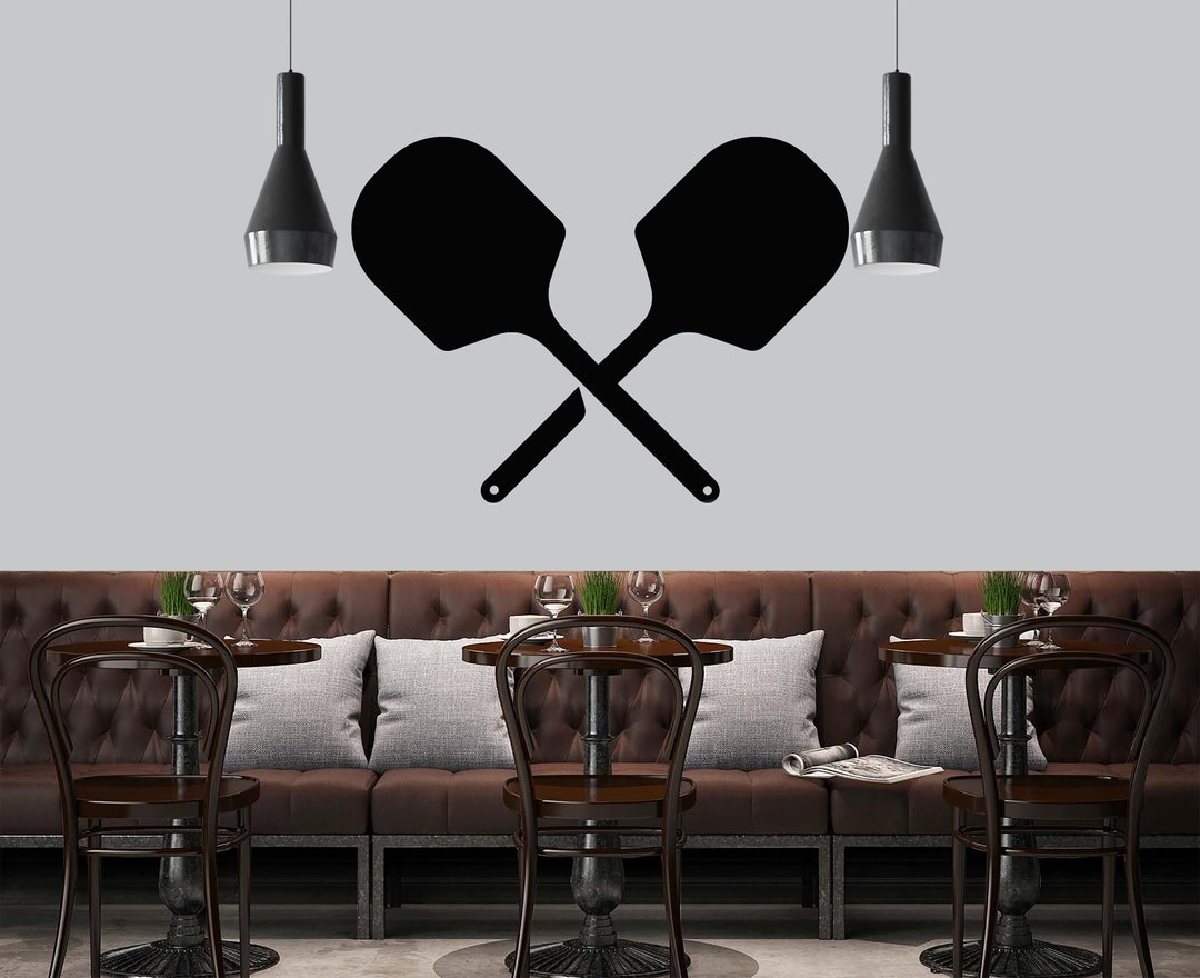 Paddle Pizza Custom Food Lover Wall Decal Pizza Gifts Vinyl Pizza Lover ...