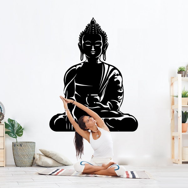 Buddha Decal - Etsy