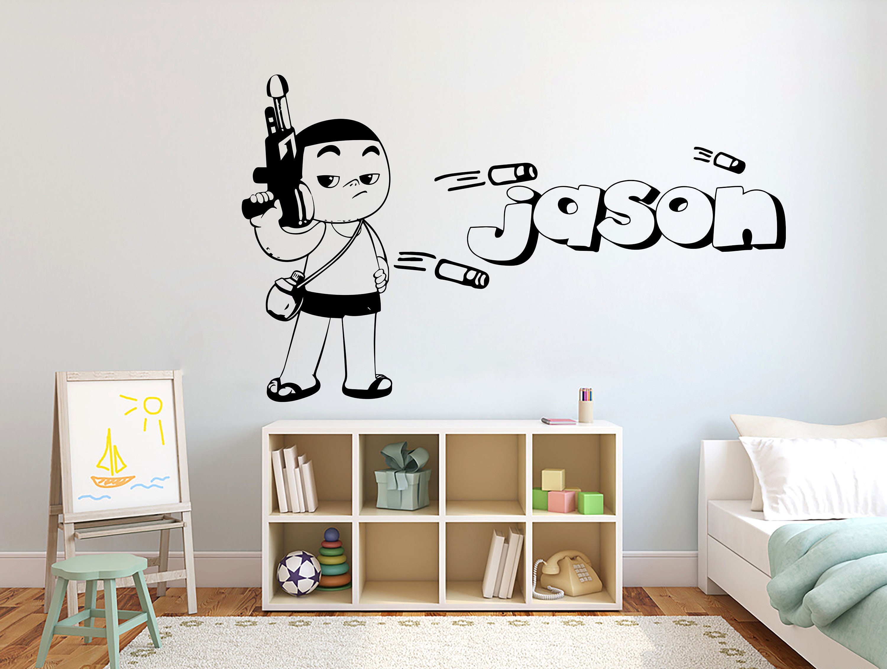 Paintball Wall Cool Bedroom Designs