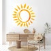 Sun Wall Decal Watercolour Room Decor Sunshine Wall Decor - Etsy