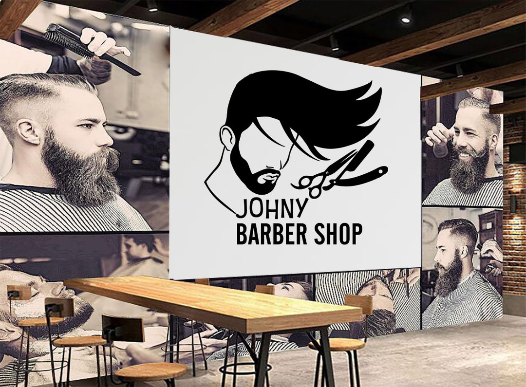 Barber Wall Art Personalized Barber Razor Decor Barber Gifts for Him ...