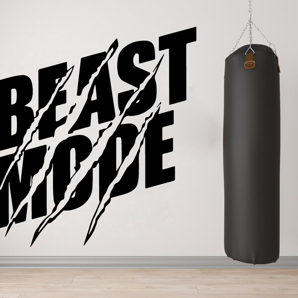 Beast Mode Decal - Etsy