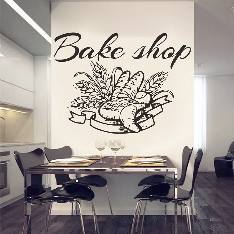 Bakery Wall Art Custom Baking Wall Decal Baker Decals - Etsy