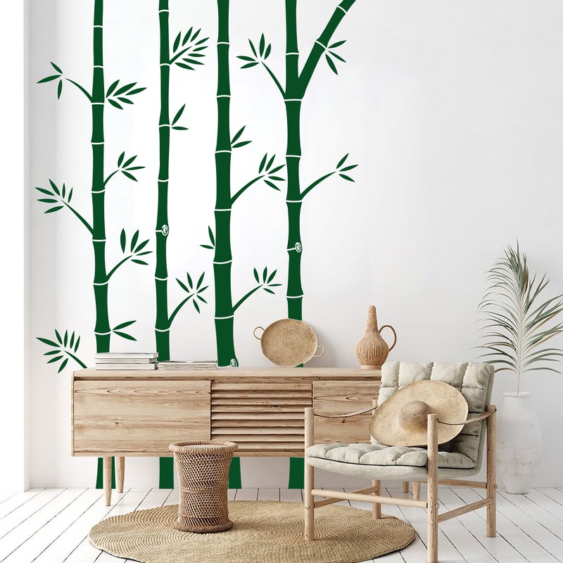 Bamboo Wall Decal - Etsy