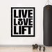 Fitness Decor Art Quotes Gym Stickers Fitness Wall Art Gifts - Etsy