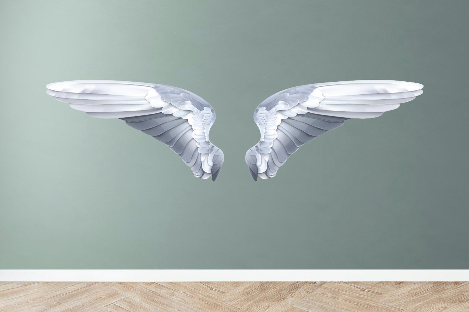 Angel Wings Wall Decal Angel Vinyl Wall Art Decals Angel - Etsy