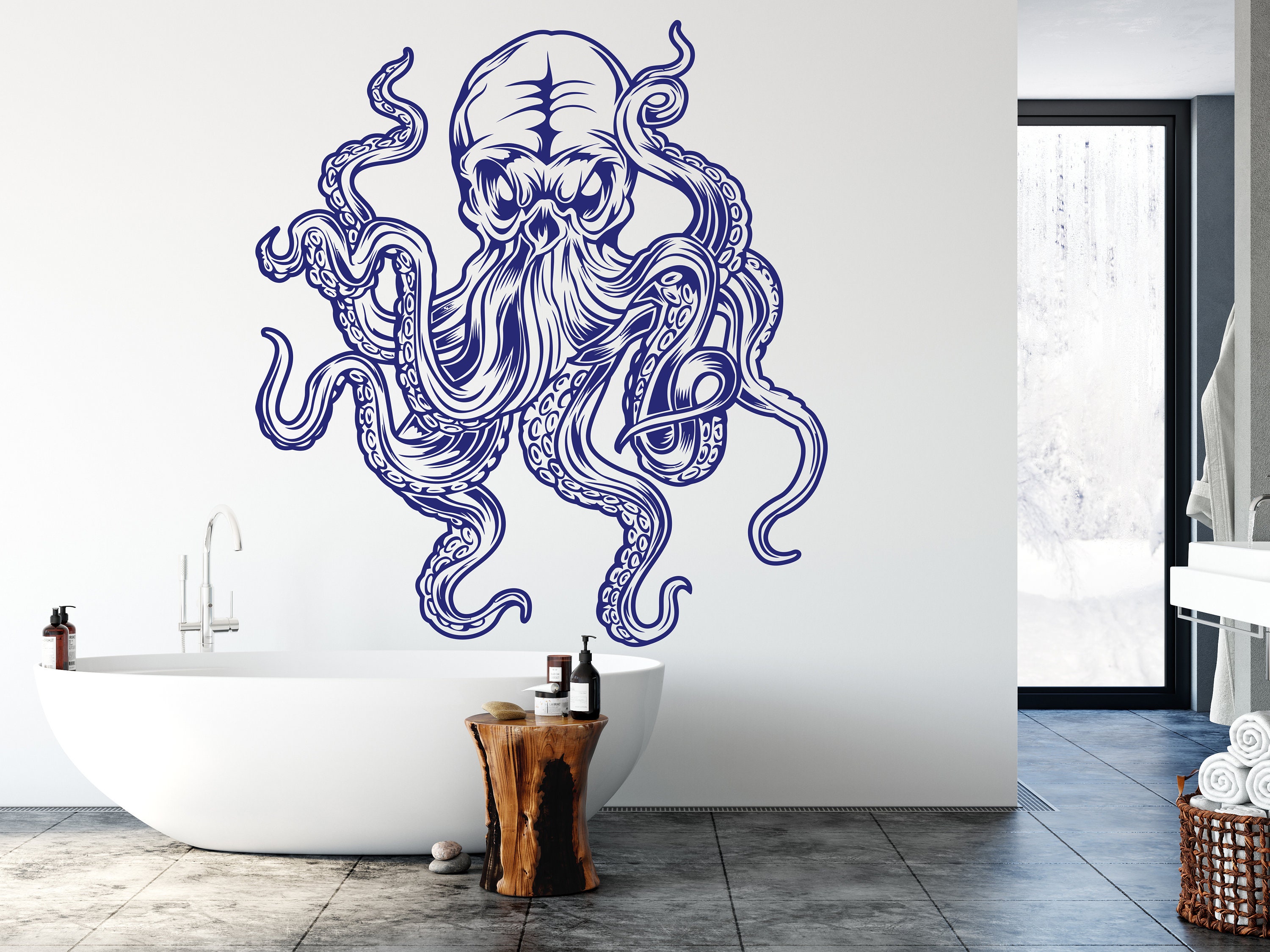Angry Octopus Drawing