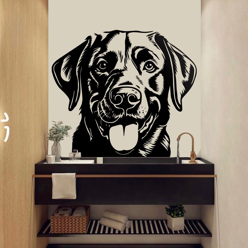 Vinyl Dog Decal - Etsy