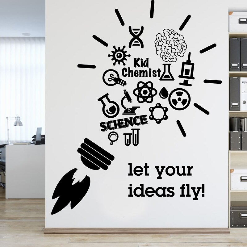 Science Wall Decals - Etsy