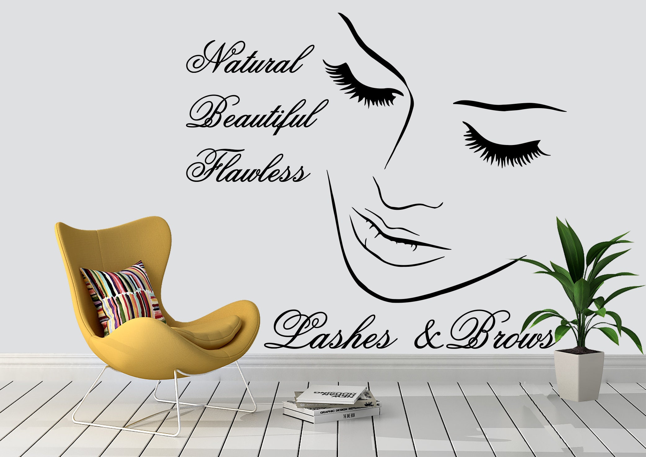 Eyelashes Wall Decor Lashes Salon Beauty Women Beautiful - Etsy