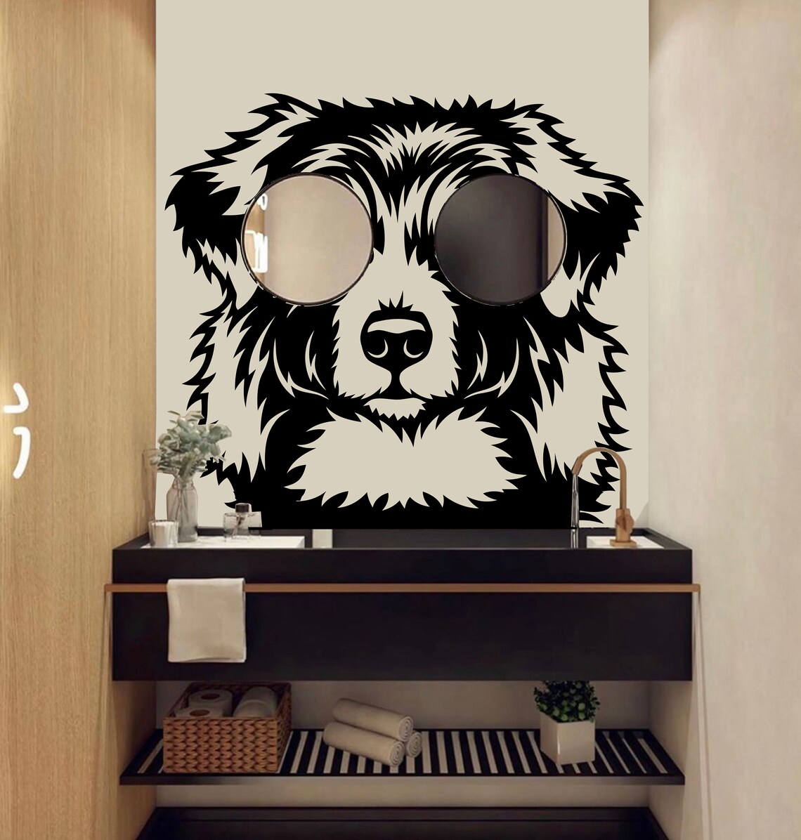 Australian Shepard Dog Wall Decal Dog Decor Dog Kids Dog Lover - Etsy