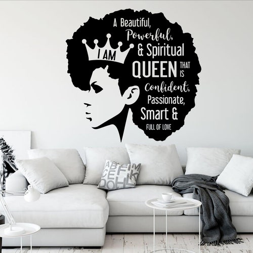 Queen Powerful Smart Fierce Boss Wall Art Strong Beautiful - Etsy