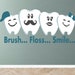 Dental Wall Decor Smile Dental Stickers Dental Clinic Wall - Etsy