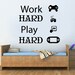 Gamer Wall Decor Custom Controller Decal Video Game Girl Boy Room Gifts ...