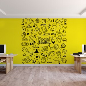 Office Decor Office Social Media Office Stickers Office Wall Art Gifts ...