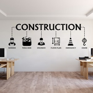 Construction, Workers, Enginer, Floor Plan, Crane, Emergency, Office ...