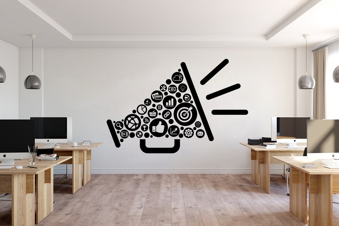 Marketing Wall Decor, Marketing Wall Decal, Marketing Wall Art ...