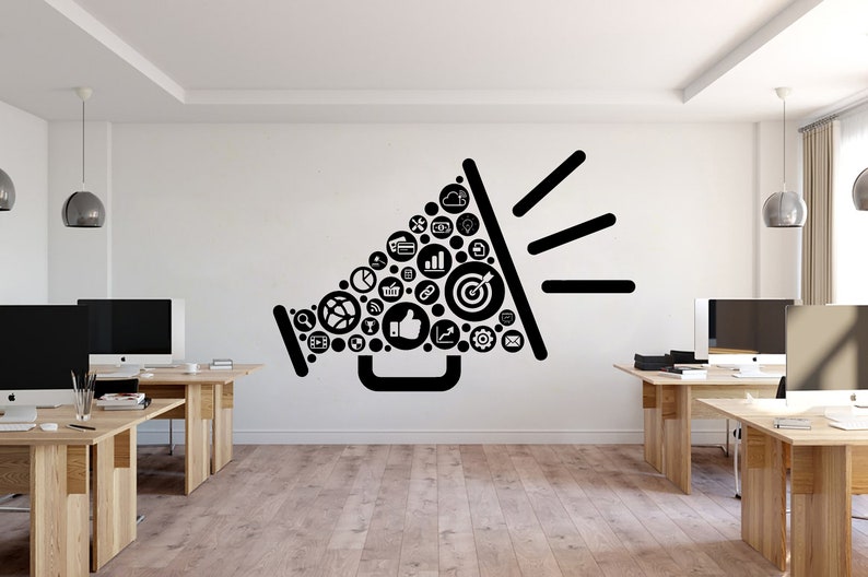 Marketing Wall Decor, Marketing Wall Decal, Marketing Wall Art ...