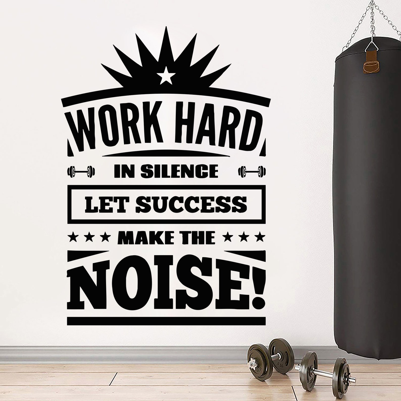 Fitness Decor Art Quotes Gym Stickers Fitness Wall Art Gifts - Etsy