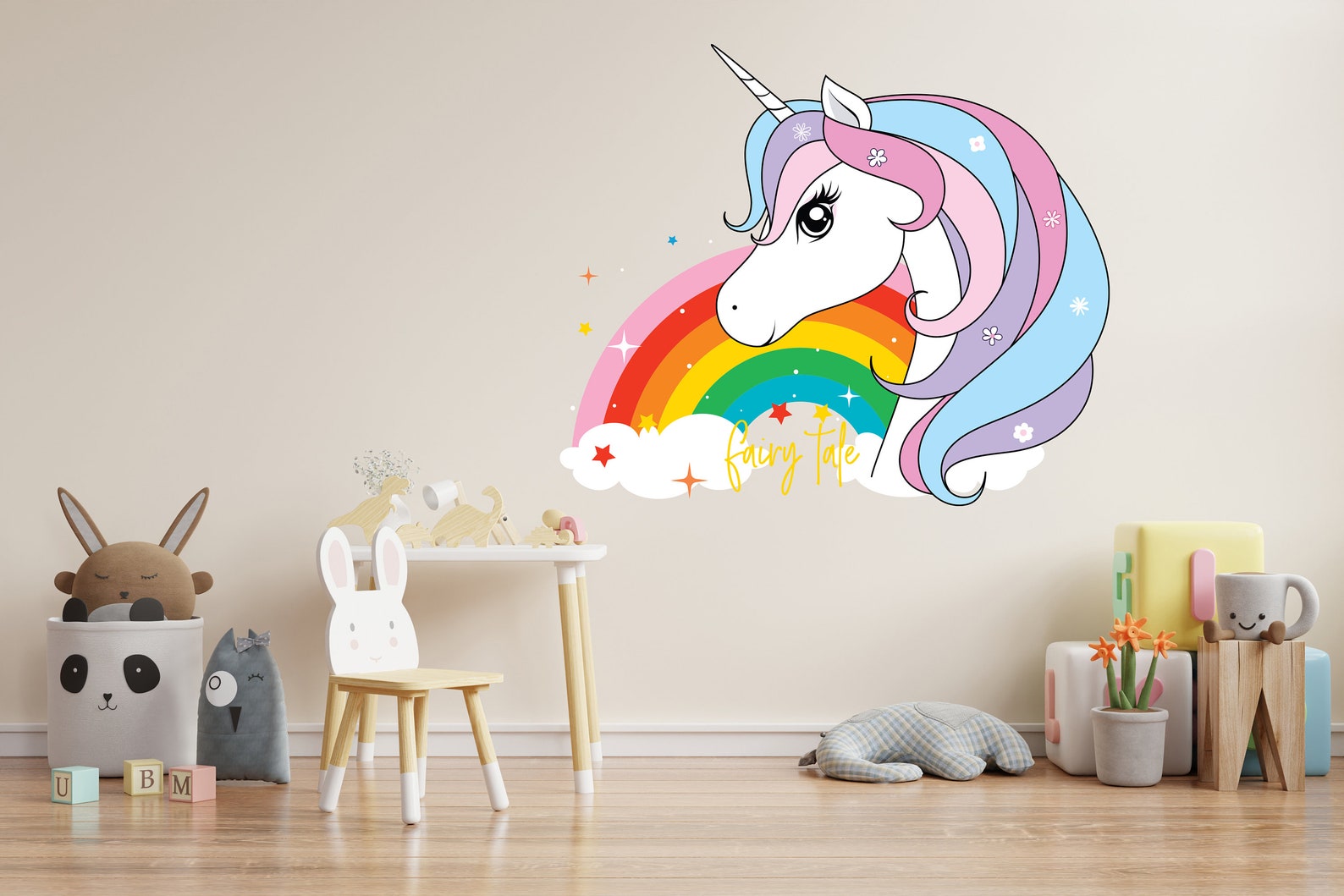 Unicorns Wall Decor Unicorns Wall Decals Unicorns Sticker - Etsy