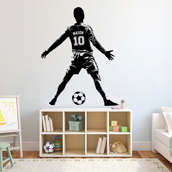 Soccer Wall Decal - Etsy
