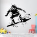 Snowboarding Personalized Wall Decal Snow Wall Art Stickers - Etsy