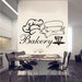 Bakery Wall Art, Custom Baking Wall Decal, Baker Decals, Kitchen Wall ...