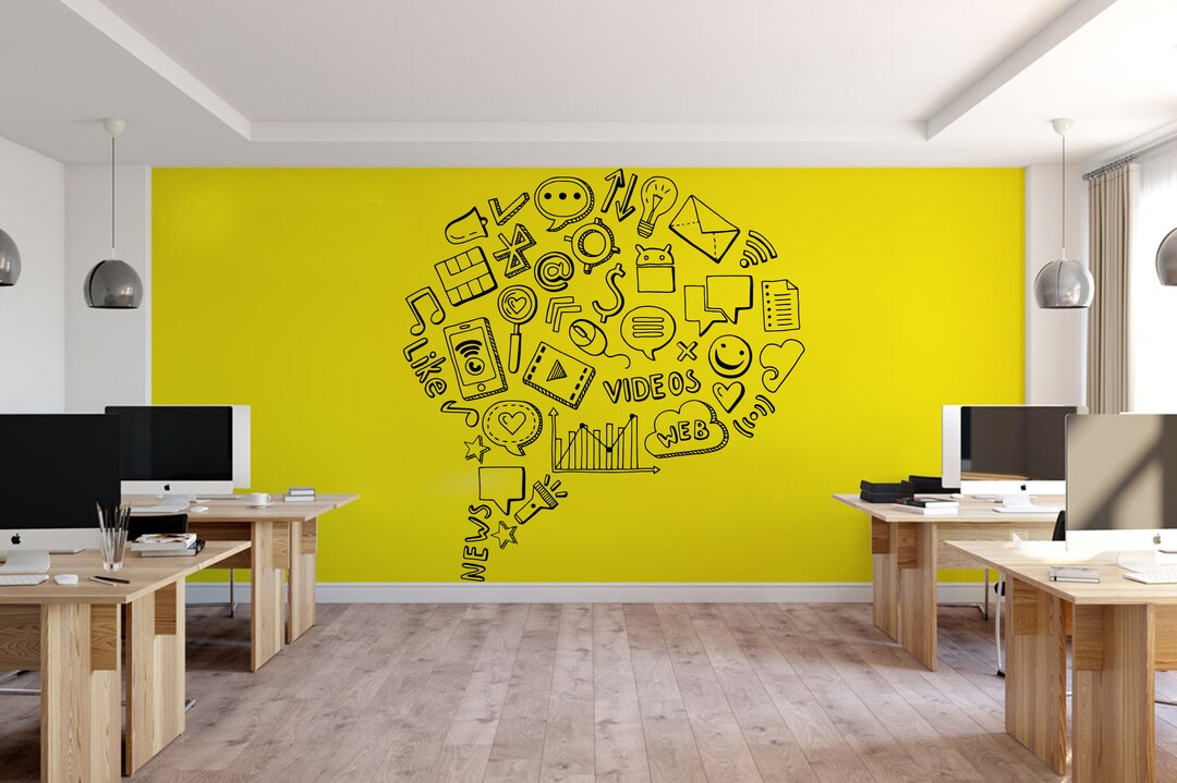 Office Decor Office Social Media Office Stickers Office Wall Art Gifts ...
