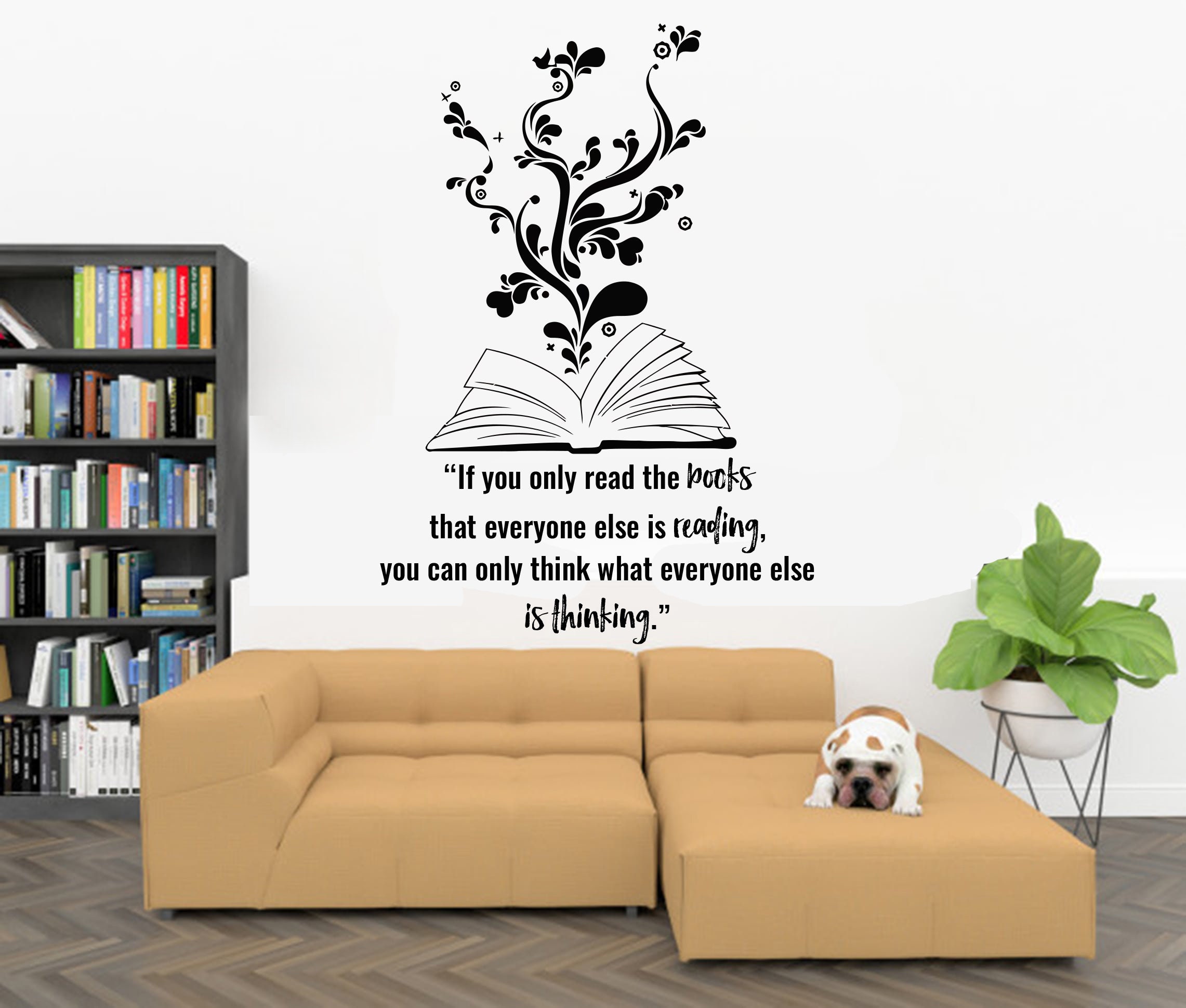 Book Quote Kids Wall Decal Books Quote Reading Room Library - Etsy