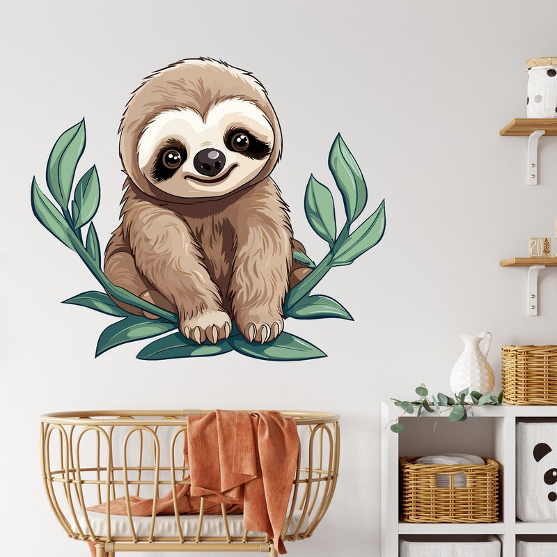 Sloth Decals - Etsy