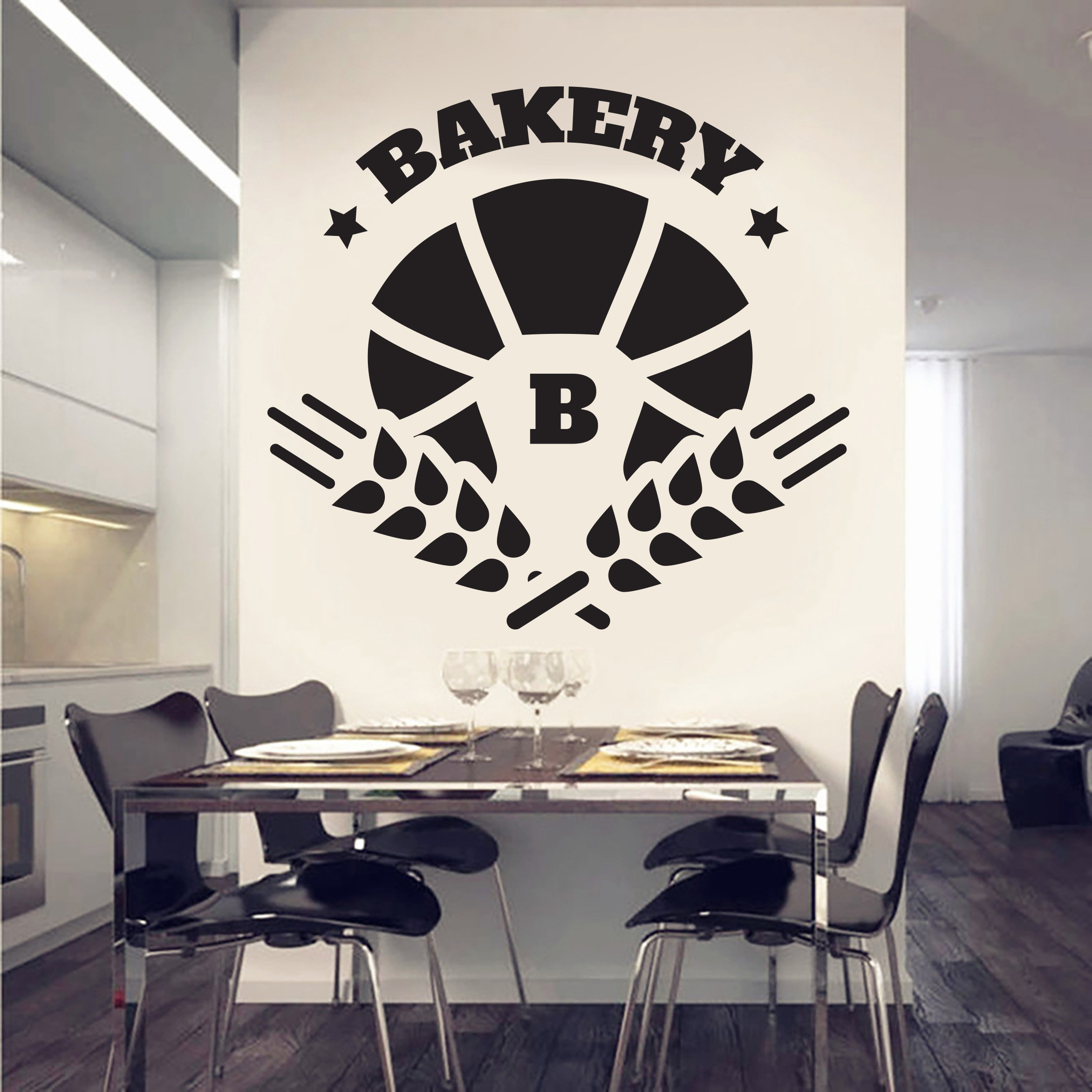 Bakery Wall Art Custom Baking Wall Decal Baker Decals - Etsy UK