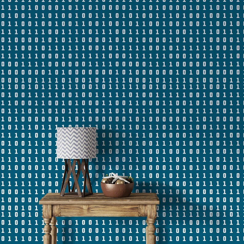 Binary Code Wall Decal Technology Vinyl Wall Art Decals - Etsy