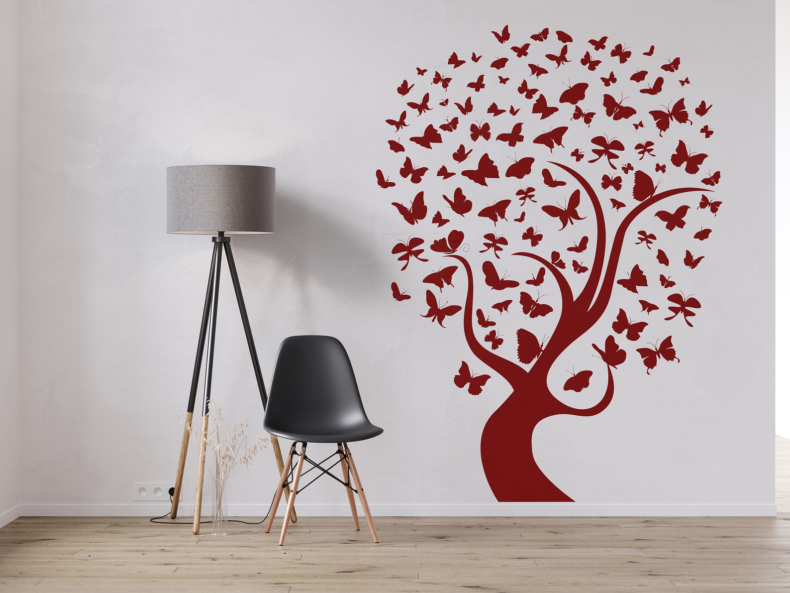 Tree Wall Decal Sticker Bedroom Tree of Life Roots Birds - Etsy