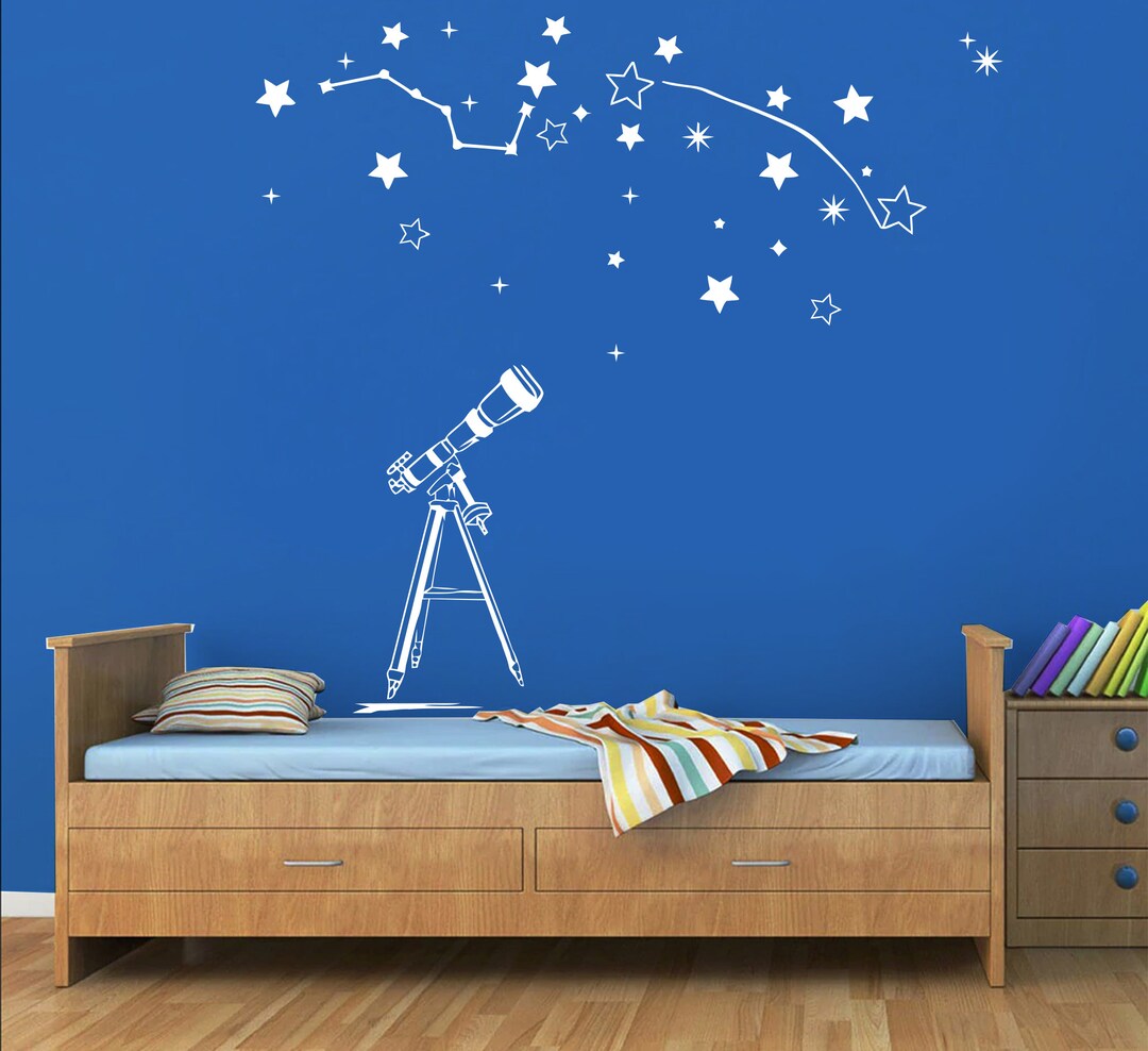 Space Wall Decor Custom Outer Space Stars Space Girl Boy Room Gifts Him ...
