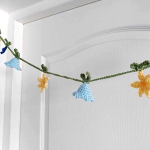 Spring Garland Crochet Garland Flower Garland Wedding Garland Crochet ...