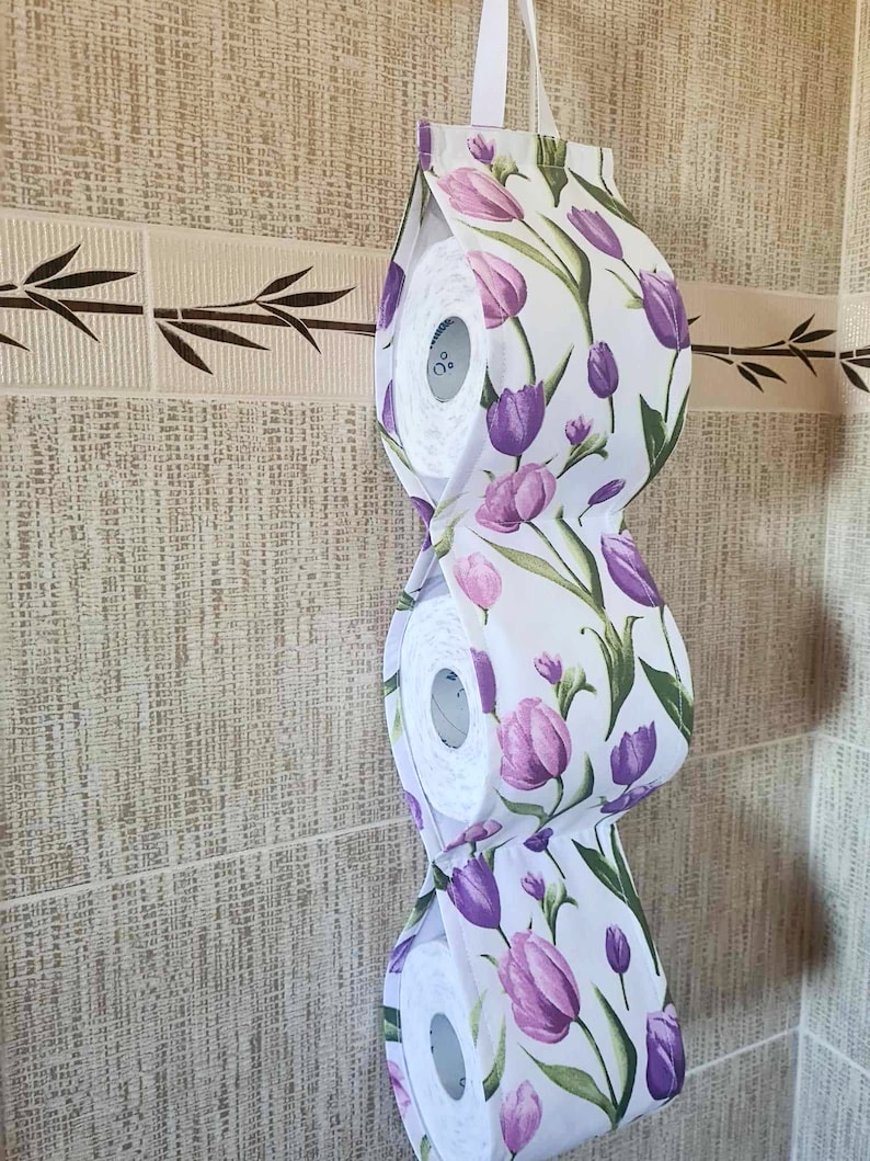 Toilet Paper Holder Toilet Paper Storage Fabric Toilet Roll Holder ...