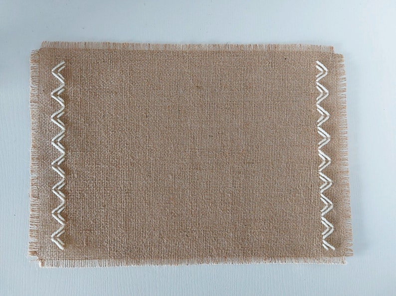 Burlap Placemats Set Rustic Placemats Party Decorations Christmas Table ...